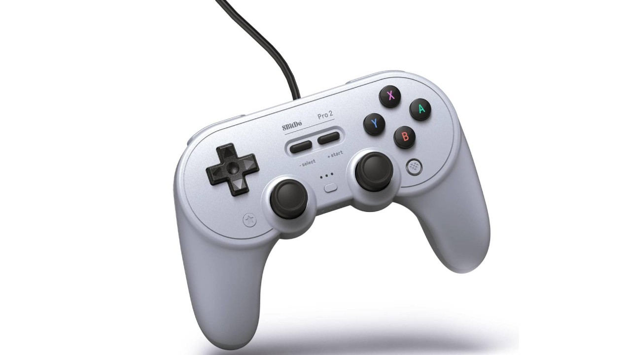 8bitdo Pro2 Wired Gamepad Grey Edition