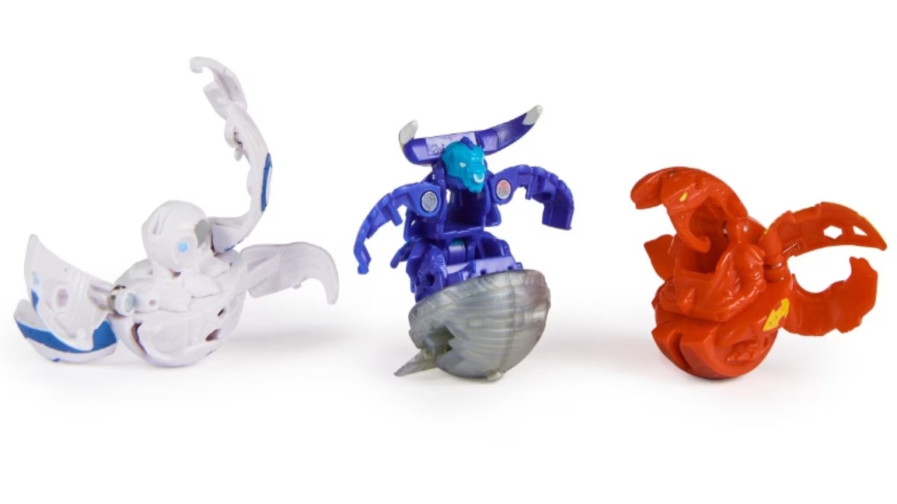 Jucarie Robot Bakugan Special Attack Bruiser Octogan & Nillious
