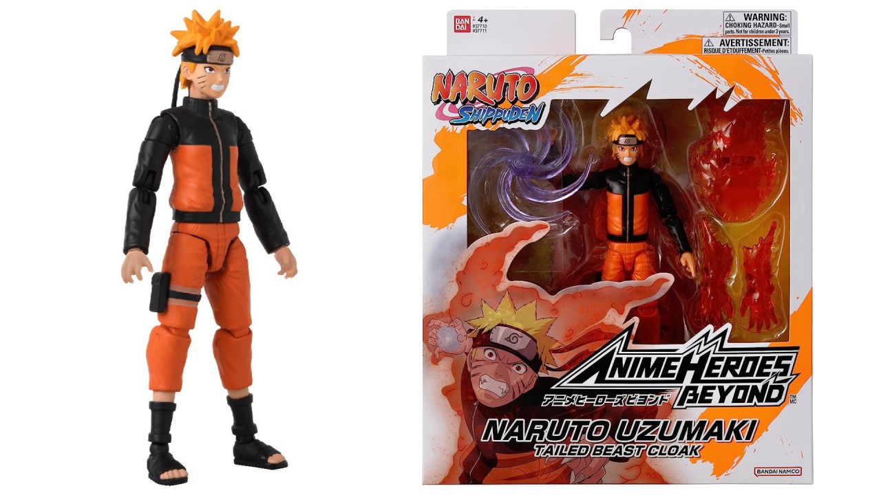 Figurina Joc Bandai Anime Heroes Beyond Naruto Series Uzumaki Naruto 15cm