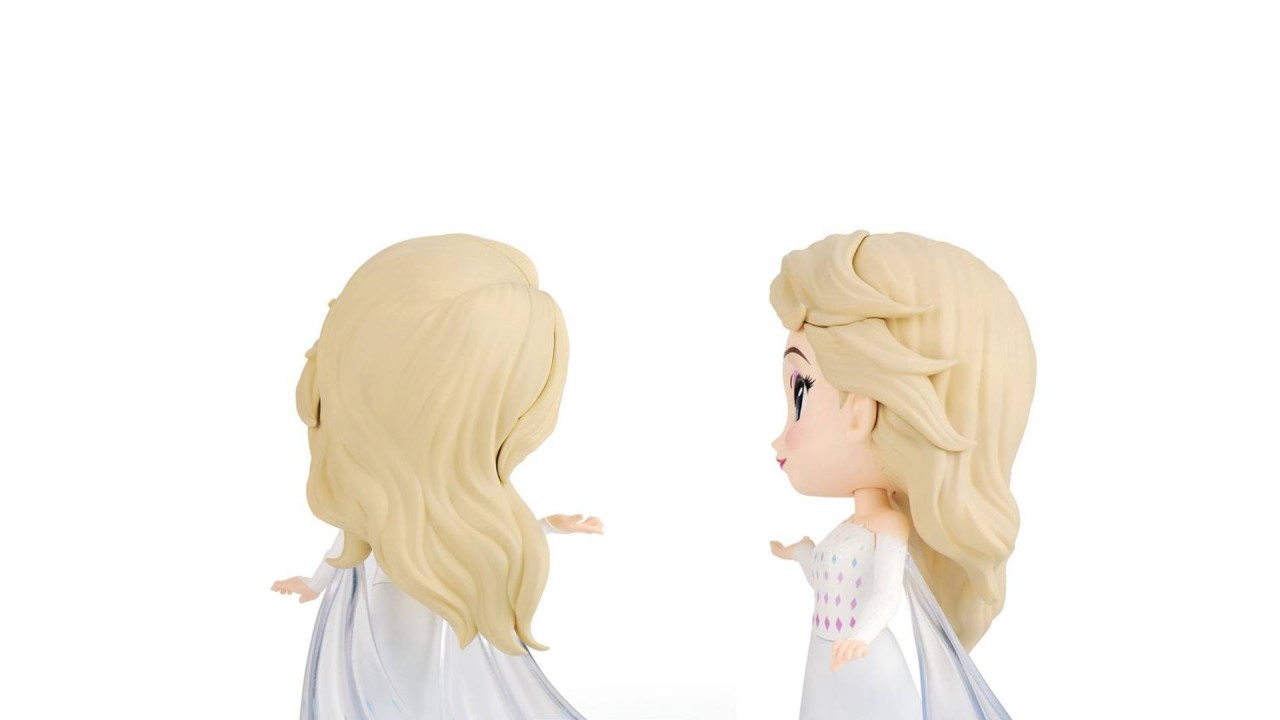 Figurina Statueta Banpresto Q Posket Characters Frozen 2 Elsa Ver.b