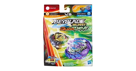 Beyblade Burst Quad Drive Wrath Fafnir F7 Vs Berserk Linwyrm L7