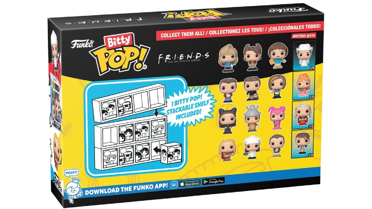 Figurina Joc Bitty Pop 4 Pack Friends Monica Geller As Catwoman