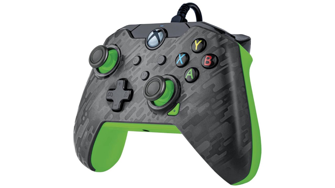 Controller Cu Fir Pdp Carbon Verde Neon pentru XBOX SERIES