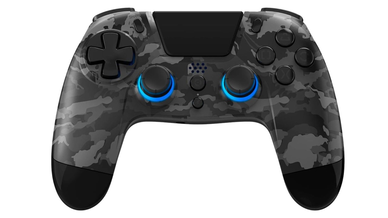 Controller Fara Fir Dark Camo Gioteck Wx4+ Rgb pentru PS4 / PC