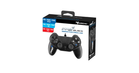 Controller Subsonic Pro4 Wired Black pentru PS4