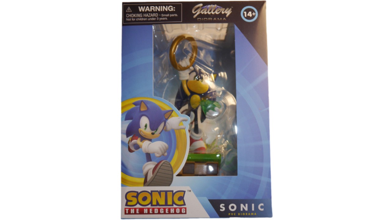 Figurina Statueta Diamond Sonic The Hedgehog Sonic