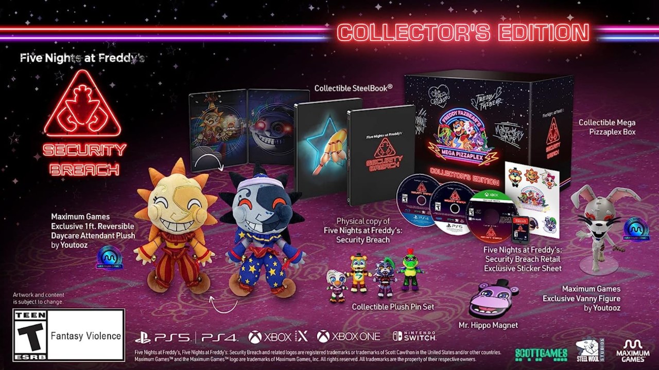 Joc Five Nights At Freddys Security Breach Collectors Edition pentru ...