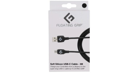 Floating Grip 3m Silicone Usb-c Cable (black)