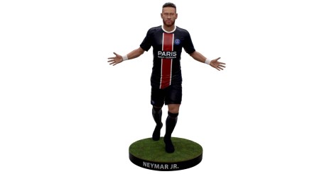 Figurina Statueta Footballs Finest Paris Saint Germain Neymar Jr 60cm