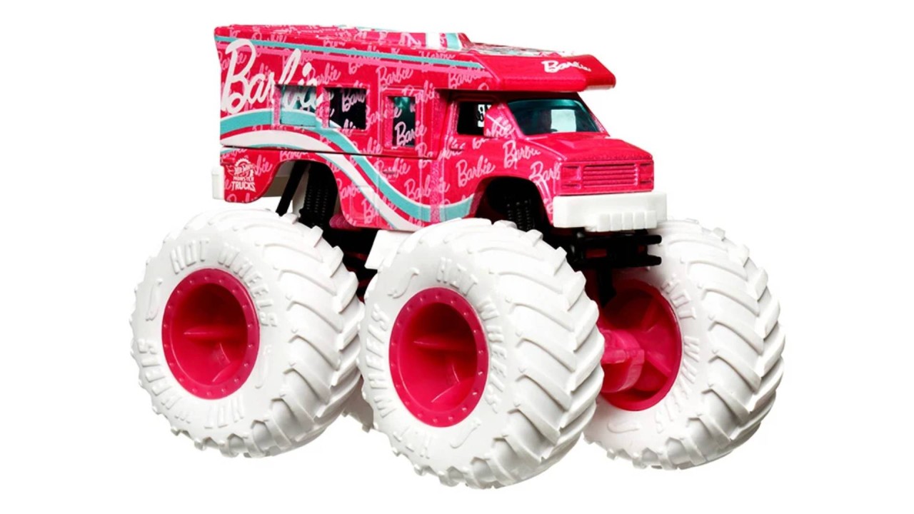 Hot Wheels Monster Trucks Barbie Die-cast (hnw11)