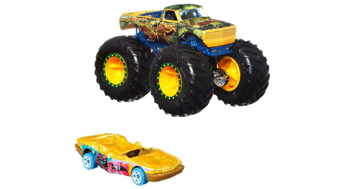 Hot Wheels Monster Trucks Chassis Snapper Die-cast Truck (hkm09)