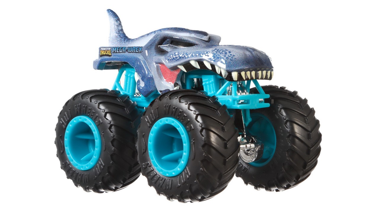 Hot Wheels Monster Trucks Demolition Doubles - Motosaurus Vs Mega-wrex (hnx25)