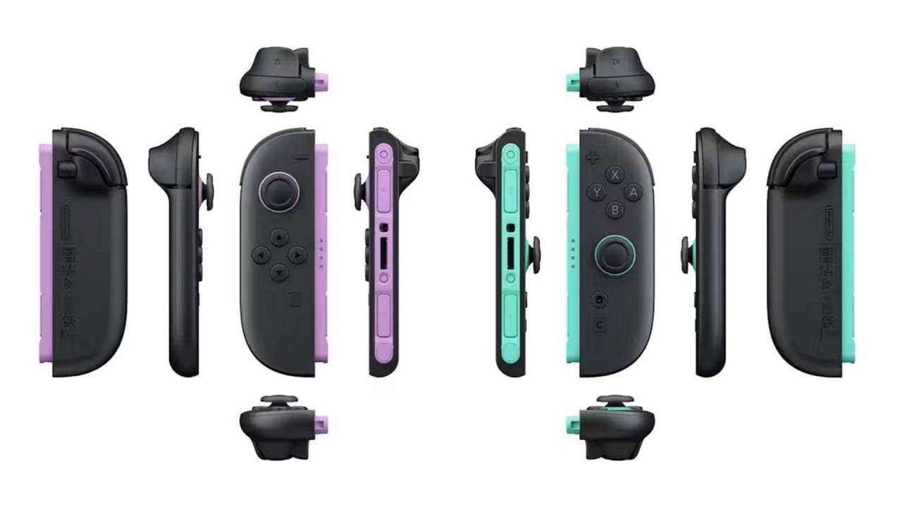 Joc Joy Con Pair Light Purple Light Green 2 pentru Nintendo Switch 2