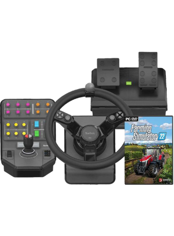 Logitech G Saitek Farming Simulator Controller + Farming Simulator 22 ...