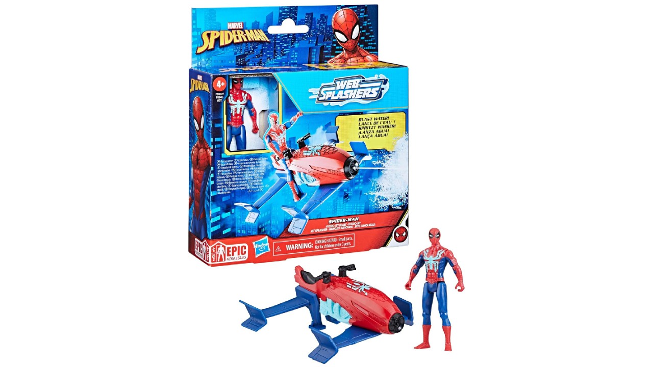 Marvel Web Splashers Spider-man Hydro Jet Blast Vehicle (f8967)