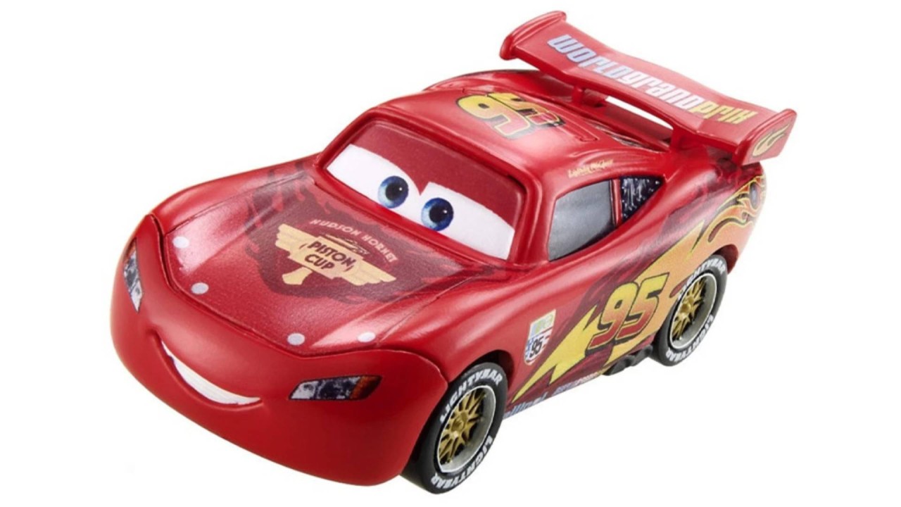 Masina Disney Cars 3 Die Cast Lightning Mcqueen With Racing Wheels (flm20)