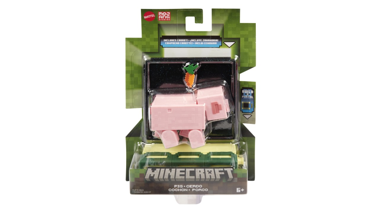 Mattel Minecraft Pig Core Hlb18