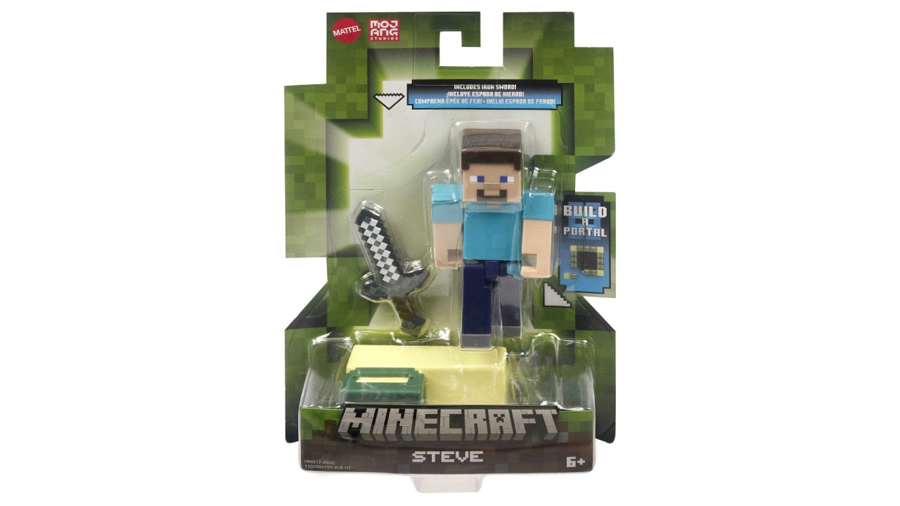 Figurina Statueta Mattel Minecraft Steve Core Hmb17