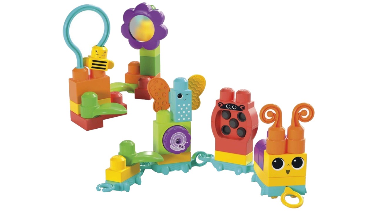 Joc Lego Mega Bloks Sensory Features Move & Groove Caterpillar (hkn44)