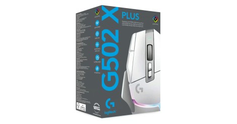 Mouse Logitech G502 X Plus Wireless White pentru PC