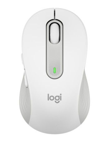 Mouse Logitech M650 Signature Wireless White pentru PC