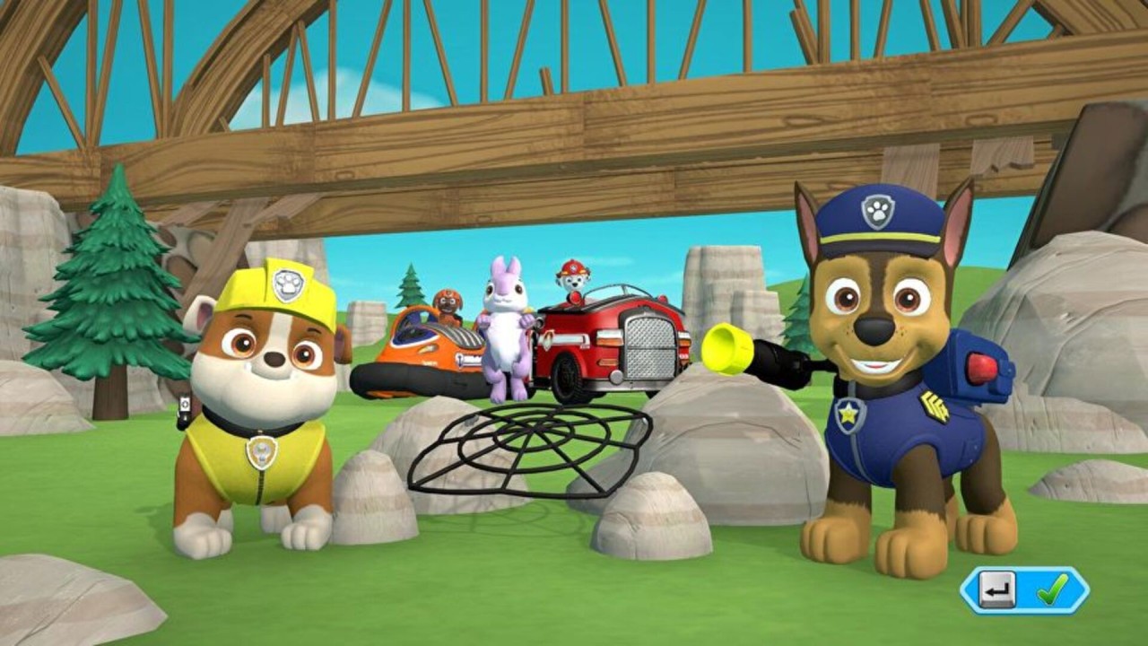 Joc Paw Patrol On a Roll & Paw Patrol Mighty Pups Save Adventure Bay ...
