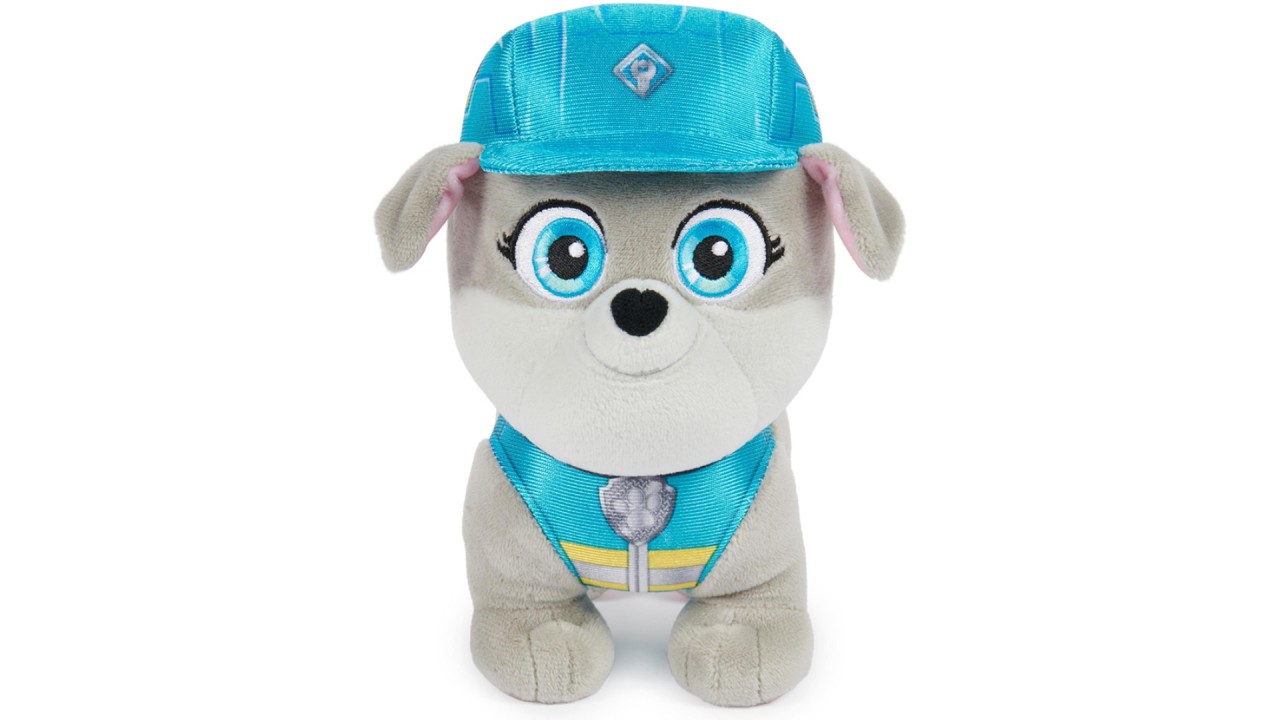 Jucarie Plus Paw Patrol Rubble Crew - Motor Plush (20147383)