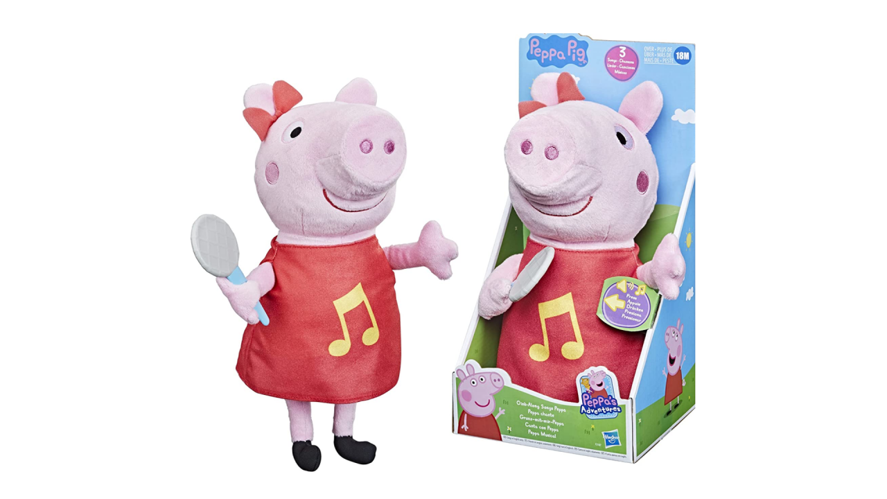 Peppa Pig Peppas Adventures Oink Along Songs 28cm