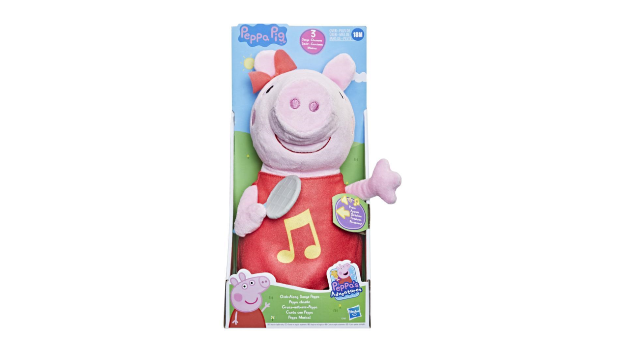 Peppa Pig Peppas Adventures Oink Along Songs 28cm