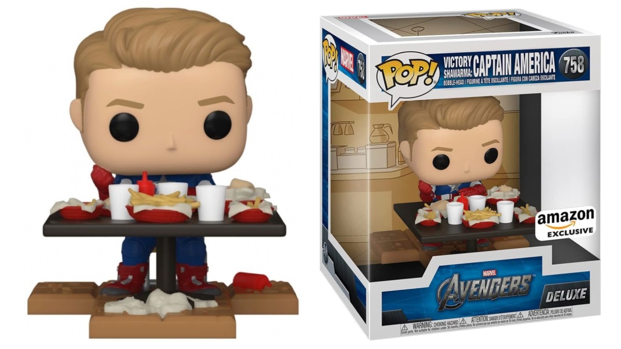 Pop Marvel Avengers Deluxe Victory Shawarma Captain America