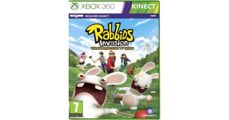 Joc Rabbids Invasion Kinect Compatible pentru Xbox 360
