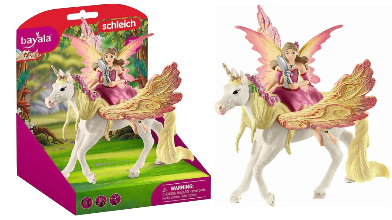 Figurina Joc Schleich Bayala Fairy Feya With Pegasus Unicorn 70568