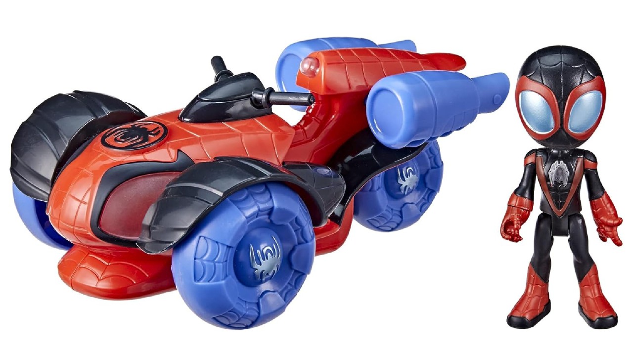 Set Marvel Spidey & His Amazing Friends Miles Morales Spider-man Glow ...