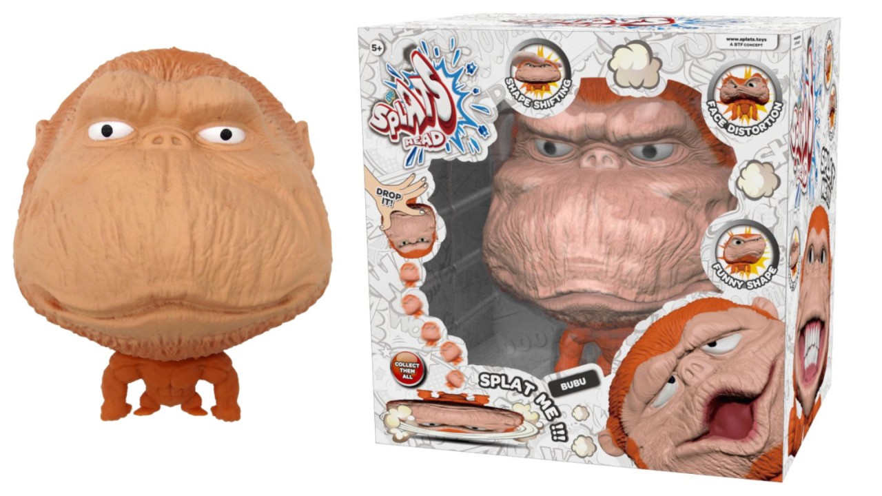 Figurina Statueta Splats Head Maxi Bubu Monkey 17cm 50176