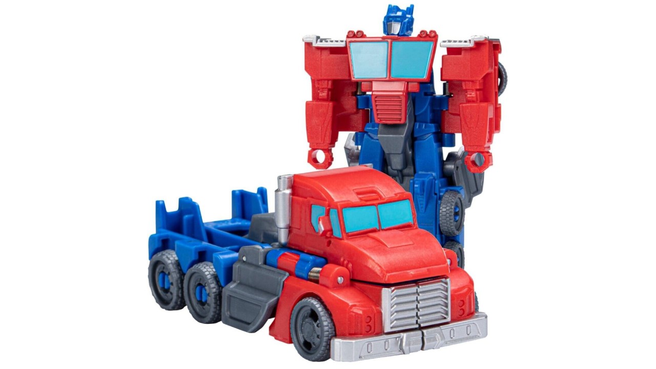 Jucarie Robot Transformers Earthspark 1-step Flip Changer Optimus Prime ...