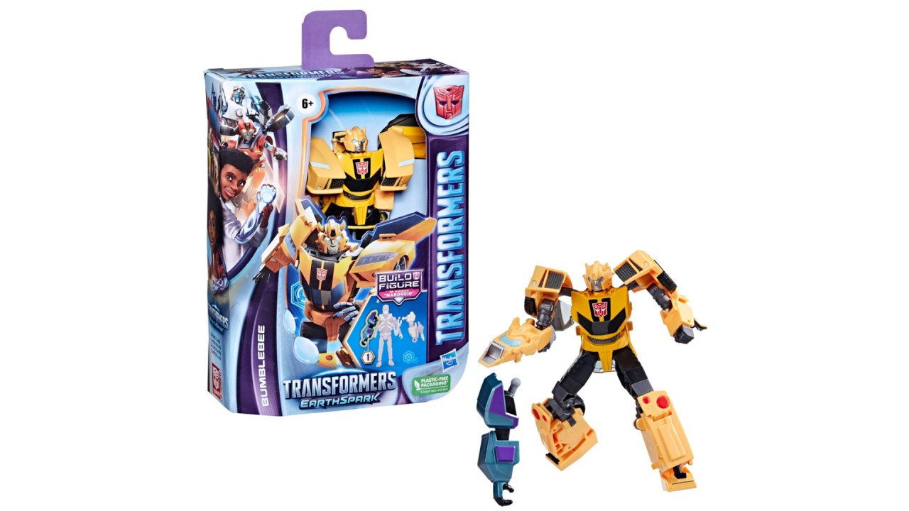 Jucarie Robot Transformers Earthspark Deluxe Class Bubblebee