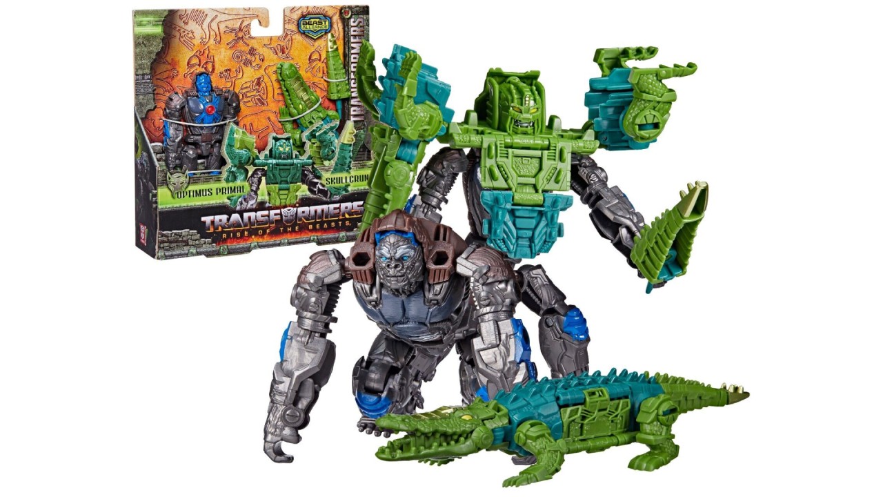 Jucarie Robot Transformers Rise Of The Beasts Optimus Primal Skull ...