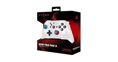 Controller Kyzar Pro White pentru NSW / PC