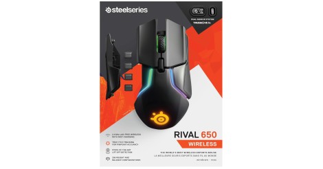 Mouse Steelseries Rival 650 Wireless pentru PC