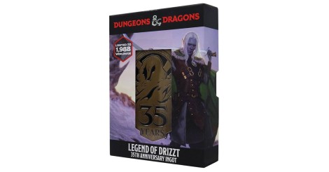 Dungeons & Dragons Limited Edition Legend Of Drizzt 35th Anniversary Ingot
