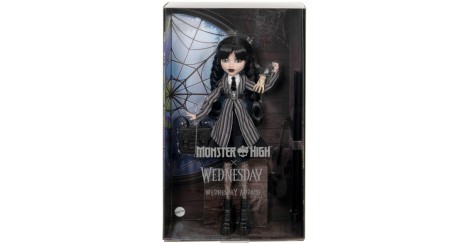 Papusa Monster High Wednesday School Outfit Doll (hxj04)