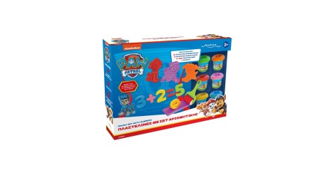 Plastilina Paw Patrol Plasteline John Dough Set With Numbers (03986pm)