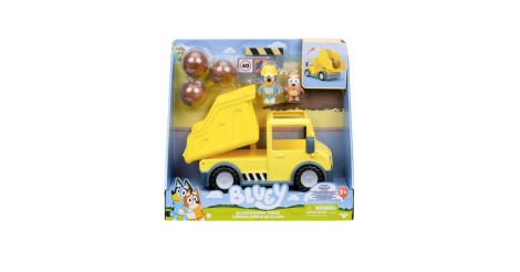 Blueys Dump Truck With Exclusive Hard-hat Bluey And Muddy Bingo Figures ...