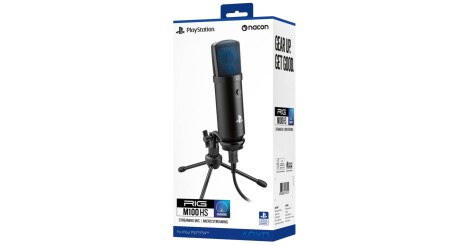 Joc Nacon Rig Streaming Microphone M100 Hs Black pentru PS5 / PS4 / PC