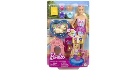 Barbie Puppy Pool Party Aloha Blonde (jbf35)