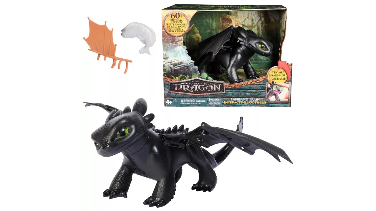 Dragons Movie Tame & Train Interactive Toothless (6072728)