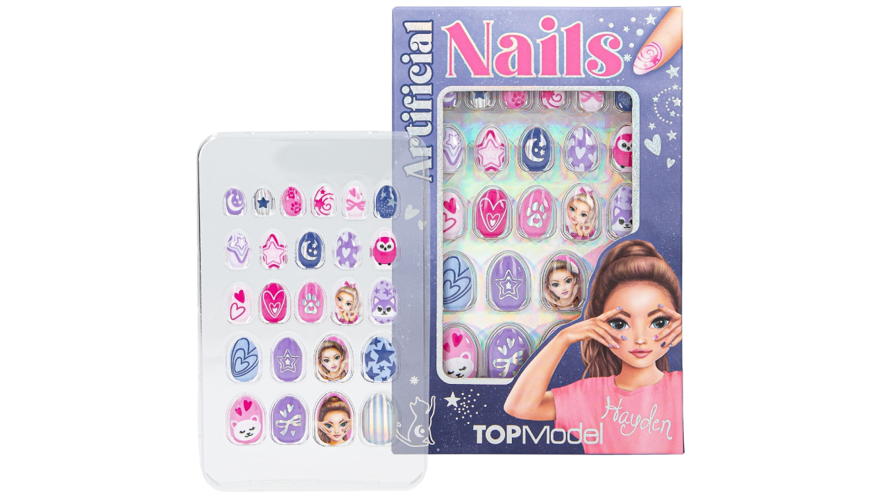 Topmodel Artificial Nails Beauty And Me Pink And Purple