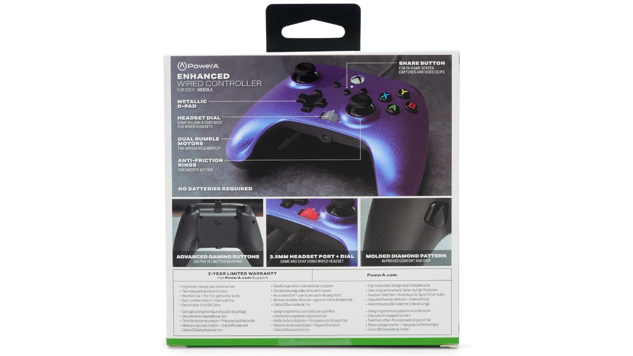 Powera Enhanced Wired Controller Nebula pentru PC / XBOX ONE / XBOX ...