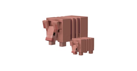 Figurina Joc Minecraft Armadillo And Baby Armadillo