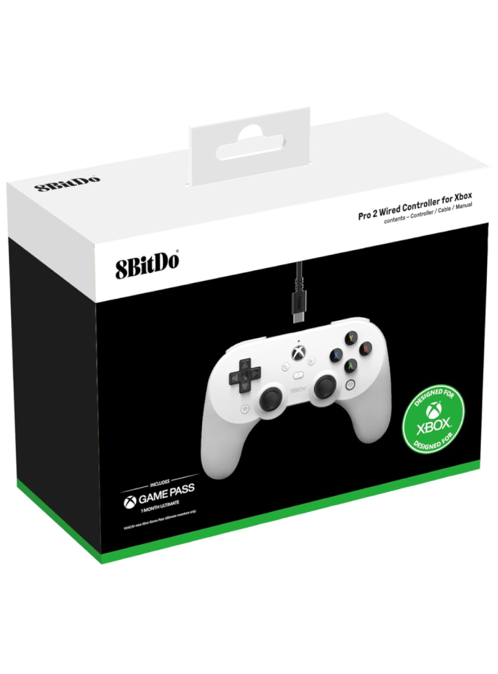 8bitdo Pro 2 Wired White pentru XBOX SERIES